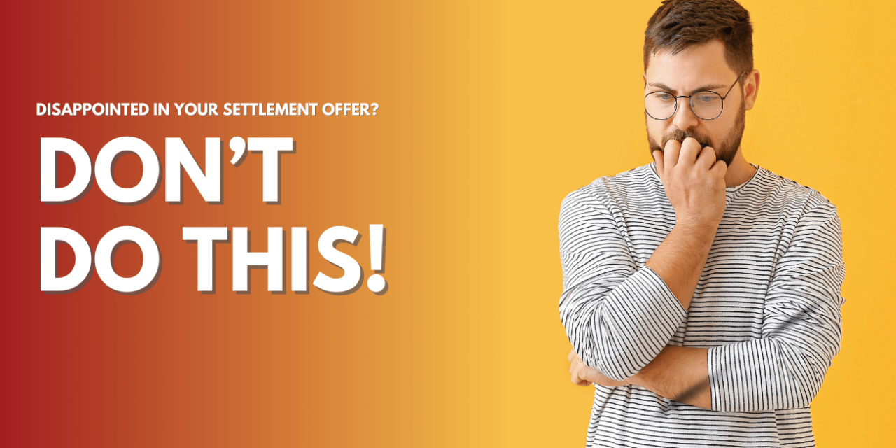 What to Do If You Don’t Like a Settlement Offer in Harrisburg or Scranton